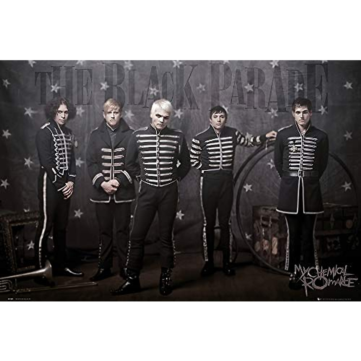 POSTER STOP ONLINE My Chemical Romance - Music Poster (The Guys - The Black Parade) (Size 36 x 24) (Unframed, Unframed)