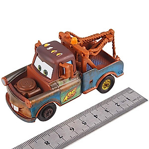 Hannaier Cars, Lightning McQueen car Toy 1:55 die-Casting car Metal Alloy boy Kid Toy (Sheriff), Small