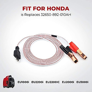 Buddle 2 Items: BougeRV Generator DC Cable for Honda and Generator Parallel Cable for Honda