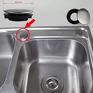 NUOBESTY Wash Basin Sink 4pcs Kitchen Sink Tap Hole Cover Kitchen Faucet Hole Cover Kitchen Sink Hole Bathtub Faucets