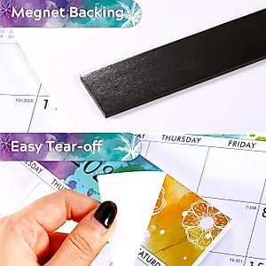 Magnetic Calendar 2025-2026 - JUL 2025 - DEC 2026, Calendar 2025-2026, Magnetic Monthly Calendar, 8" x 10", Tear-off Pad, 18 Months Calendar 2025-2026