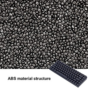 ciciglow Mechanical Gaming Keyboard, Portable 84 Keys USB C Keypads with RGB Backlight Light for PC Gamers Laptop Work，Wired Keyboards with Type C Port(Black)