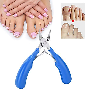 Stable Cuticle Scissors Nail Cuticle Pliers Pedicure Cutter Tool for Men and Women for Home Use for Different Nail for Nail Care(blue)
