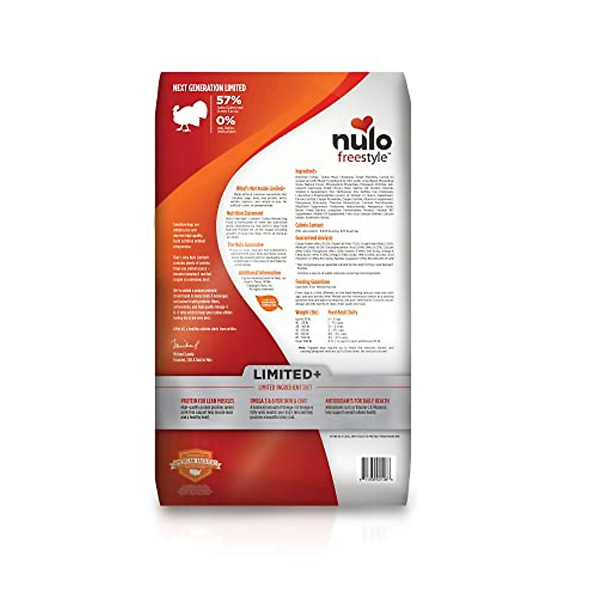 Nulo Freestyle Limited Ingredient All Breed Dog Food, Premium Allergy Friendly Adult & Puppy Grain-Free Dry Kibble Dog Food, Single Animal Protein with BC30 Probiotic for Healthy Digestive Support