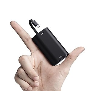 iWALK Portable Charger 9000mAh Ultra-Compact Power Bank with Built-in Cable, Small External Battery Pack Compatible with iPhone 14/14 Plus/14 Pro Max/13/13 Mini/13 Pro Max/12 Pro/11/XR/XS/X/8/7/6