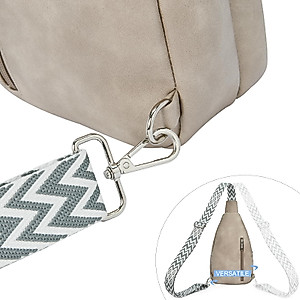 CLUCI Cross Body Bag for Woman, Crossbody Bags for Women, Sling Bag for Women, Leather Crossbody Bags for Women, Small Sling Backpack Trendy Travel Hiking Cycling