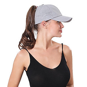 Criss Cross Ponytail Hat Women Mesh Baseball Caps Messy Bun Ponycaps Spring Summer Running Outdoor Sports Dad Hat