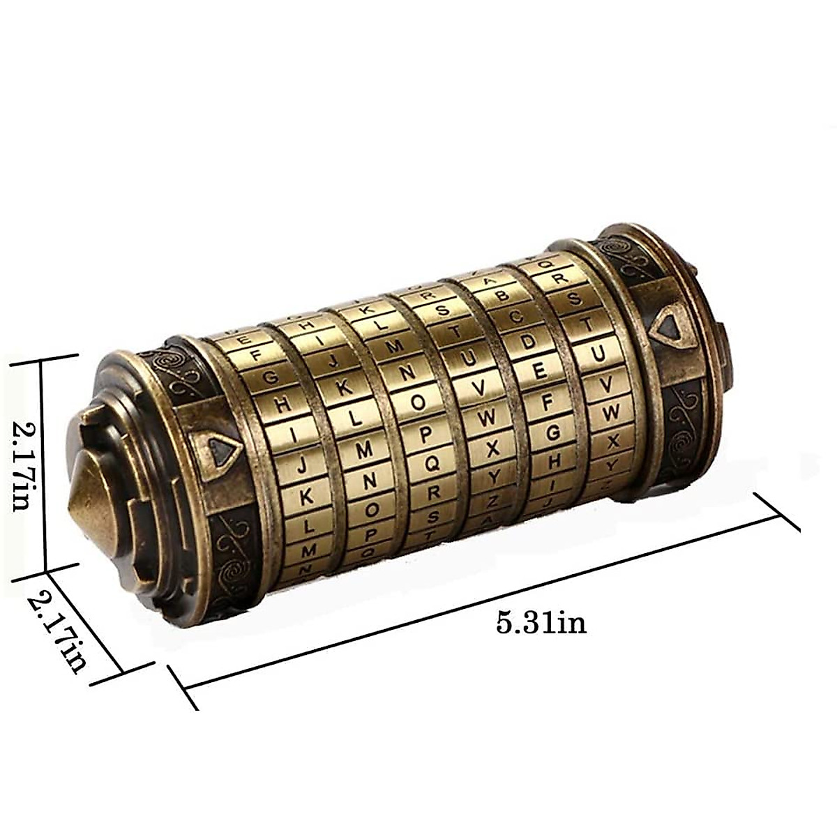 Cryptex Da Vinci Code Money Puzzle Box for Cash Gift Puzzle Boxes with Hidden Compartments Valentine's Day Gift for Boy Birthday Gifts for Her Gifts for Girlfriend Gifts for Men Gift for Mom