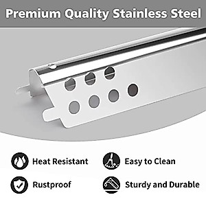 Barbqtime Grill Replacement Parts for Charbroil Performance 2 Burner Grill 463673519 463625217 463625219 463673517 463673017 463673617 463673019 463673619, Stainless Steel Part for Char-Broil Grill