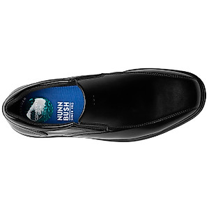 Nunn Bush Men's PRO Bicycle Toe Slip-On with KORE Slip Resistant Comfort Technology Loafer, Black, 9