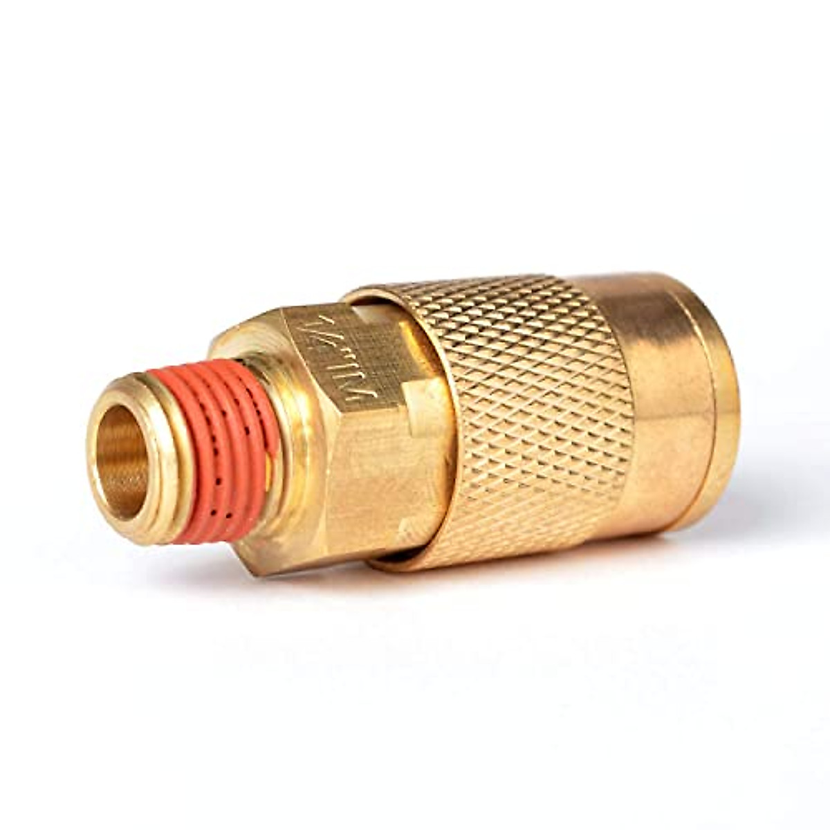 FYPower 10 Pieces Hybrid Lead-in Air Hose kit, 3/8 Inch x 6 ft Whip Air Compressor Hose Kit, 1/4" NPT Air Coupler and Plug, Industrial Solid Brass Quick Connect, 360° Swivel Connector