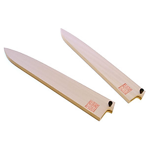 Yoshihiro Natural Magnolia Wood Saya Cover Blade Protector for Sujihiki Slicer (270mm)