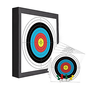 - QI HUO JU - Archery Target for Backyard Adult Portable EVA Foam Bow Targets High-Density Arrow Practice Target for Youth Indoor Outdoor Shooting (EVA Target)