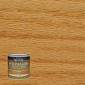1/2 pt Minwax 21370 Classic Oak PolyShades Wood Stain and Polyurethane, Satin