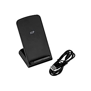 Monoprice Qi Certified 10W Wireless Charging Stand for iPhone 13Pro Max 13 Pro 13 12 12PRO 11 11Pro X Xr Samsung Galaxy Qi-Certified Phones