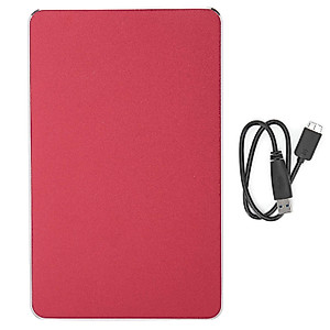 Portable Mobile SSD, USB 3.0 External Solid State Drive, No Noise Fast Hard Drive, Red Solid State Hard Disk for 98SE/ME/2000/XP/Vista/WIN7/WIN8(250GB)