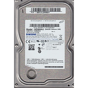 SAMSUNG HD502HJ, HD502HJ, REV A, 500GB SATA 3.5 Hard Drive