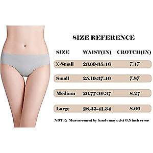 Wetopkim Women Seamless Thongs Panties Cotton Breathable Stretch T-back Solid Color Briefs Underwear