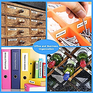 5-Pack P touch M-K231 tape Compatible for Brother M Tape 12mm 0.47 Inch MK-231 M231 M-231 M-K231S,for Brother PTouch PT-M95,PT-85,PT-75,PT-65,PT-90,PT-80 Label Maker, Black on White, 1/2 Inch x 26.2Ft