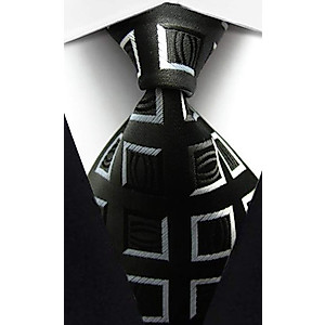 veegood Men's Classic Neck Ties for Men 10 Pack Classy Men's Tie Woven Jacquard Ties Party Suit B10VG01