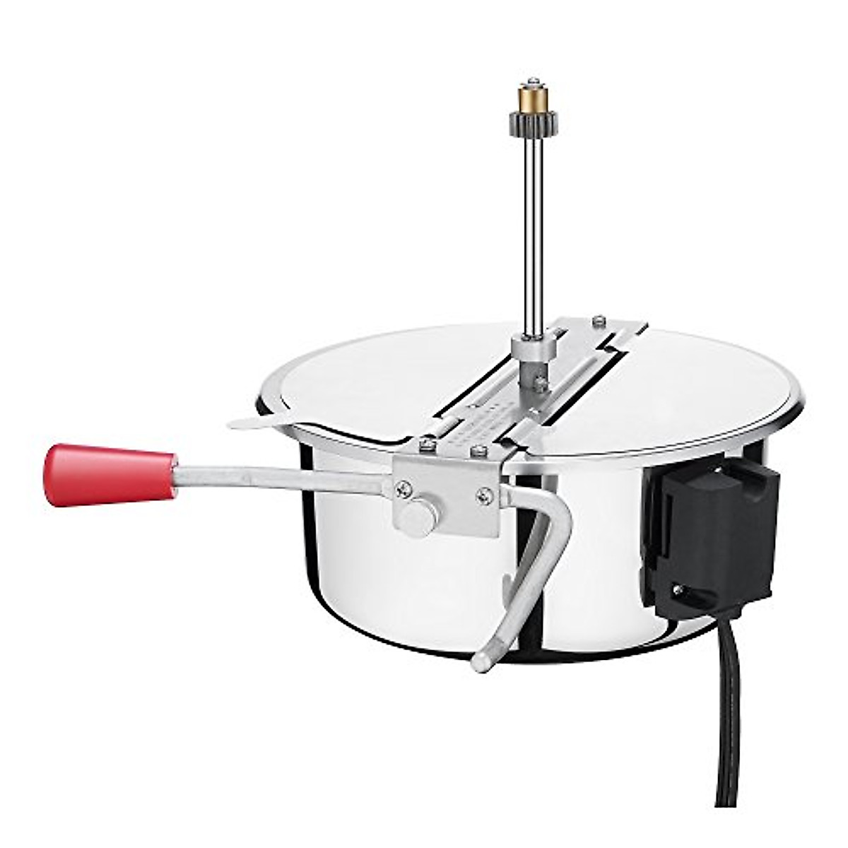 Countertop Movie Night Popcorn Popper Machine-Makes Approx. 3 Gallons Per Batch- by Superior Popcorn Company- (8 oz., Red)