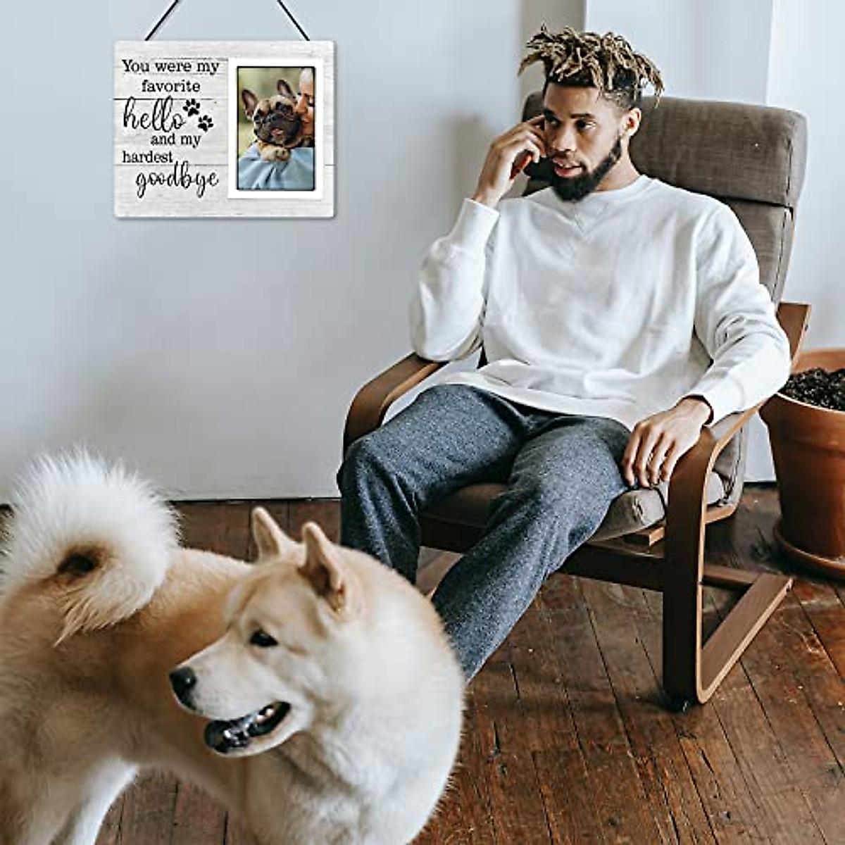 SteadStyle Dog Memorial Gifts for Loss of Dog, Pet Memorial Gifts, Sympathy Gifts for Loss of Dog, Pet Remembrance Gift, Dog Picture Frame, Pet Loss Gifts 4x6 in Photo