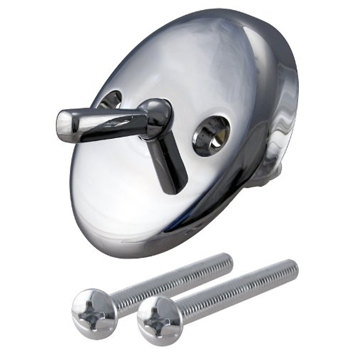 Westbrass 792Z-CP Trip Lever Overflow Faceplate, Polished Chrome