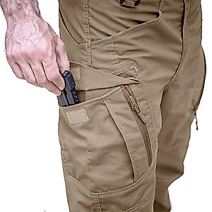 MAGCOMSEN Tactical Pants for Men Work Pants Men Fishing Pants Cargo Pants Summer Pants Lightweight Hiking Pants Mens Work Pants Waterproof Pants Khaki