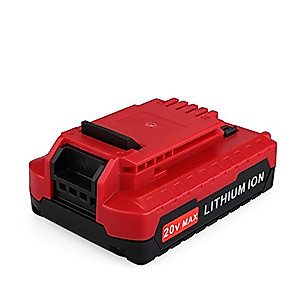 Biswaye 3.0Ah 20V MAX Lithium Battery Replacement for Porter Cable 20V Battery PCC681L PCC680L PCC682L PCC685LP PCC683L PCC601 and 20V MAX Cordless Tools Battery