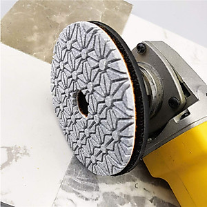 SHDIATOOL Diamond Polishing Pads Kit for Granite Marble Stone Tiles Including 3 Kinds Diamond Pads