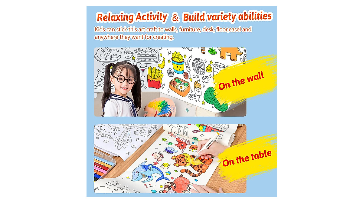 Giant Kids Coloring Posters – Fun Art for Creativity