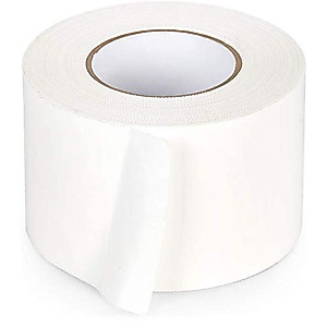 ELK Vapor Barrier Tape Moisture Barrier Seam and Seal Adhesive for Crawlspace Encapsulations, Carpet Padding, Masking, Underlayment or Marine Use, Waterproof 9 Mil Poly Tape (4 Inch x 180 Feet, White)