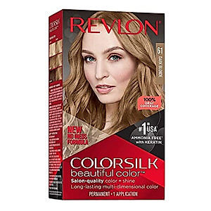 Revlon ColorSilk Beautiful Color, Dark Blonde [61], 1 Count