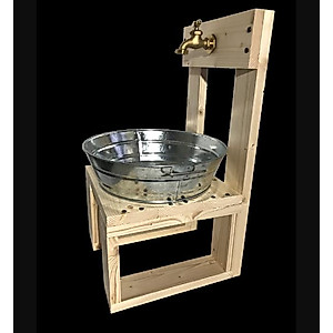 Galvanized Wash-Pan Sink (Small Round)