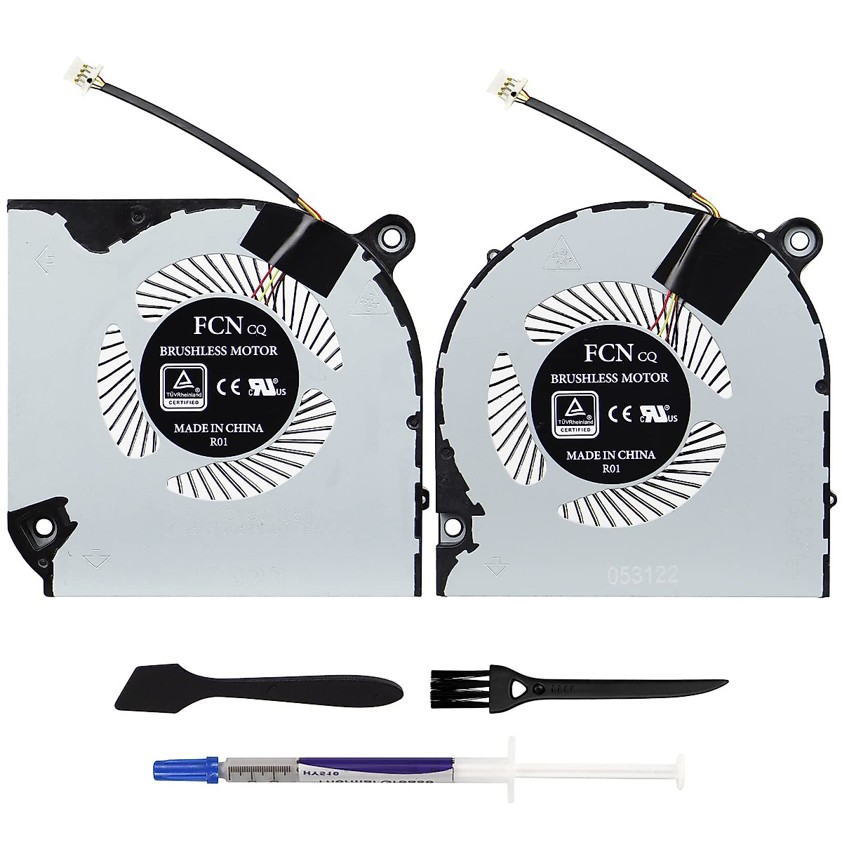 Upgraded New CPU+GPU Cooling Fan Compatible with Acer Nitro 5 Gaming Laptop AN515-54 AN515-43 AN517-51, Acer Nitro 7 AN715-51 AN715-51-76LS AN715-51-796C, Professional Tool kit