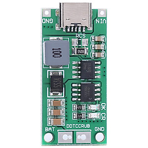 Walfront DDTCCRUB Battery Charger Module 2S‑2A Li‑ion Battery Charger Board Step Up Boost Battery Charger Module