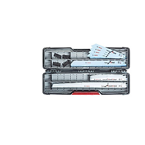 Bosch Professional 16-Piece Reciprocating Saw Blades Set Heavy (for Wood and Metal, Accessories for Reciprocating Saws)