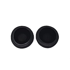 Zotech Leather Replacement Ear Pads Memory Foam Pads for Sony MDR-ZX110/MDR-ZX330BT/V150/WH-CH500; JBL Tune 600bt/T500BT/T450BT (Black)