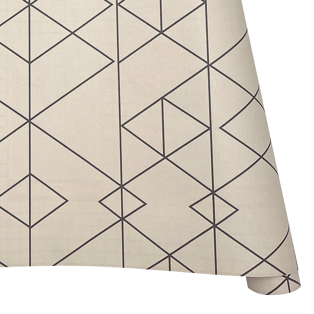 Yifely Geometry Shelving Paper Self-Adhesive Drawer Liner Waterproof Covering Shelf Dividers Entry Tables 17.7 Inch by 9.8 Feet