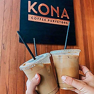 400 Pieces bluTensils Biodegradable Compostable Eco-friendly Bulk Standard Paper Straw Utensil Party Holiday Events Supplies Juice Tea Bar (Black, Standard)