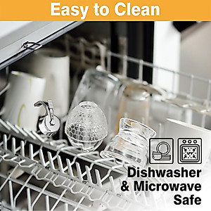 Honey Dispenser No Drip Glass, Maple Syrup Dispenser, Honey Jar with Stand, 8 oz Beautiful Honey Comb Shaped Honey Pot, Perfect Bee Decoration for Home Kitchen