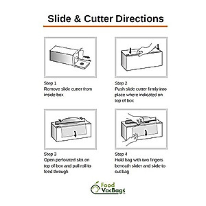 100-Feet Food Saver Compatible Vacuum Sealer Bag Roll with Cutter Box by FoodVacBags Commercial Grade Thickness, BPA-Phthalate Free, Sous Vide, Storage Bag (11" X 100')