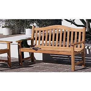 WholesaleTeak New Grade A Teak Wood Luxurious Outdoor Garden 5 Feet Bench - Terra Collection #WHBHTR5