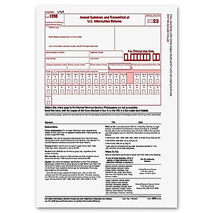 1099 MISC Forms 2023, 1099 MISC Laser Forms IRS Approved Designed for Quickbooks and Accounting Software 2023, 4 Part Tax Forms Kit, 25 Vendor Kit - Total 54 (105) Forms