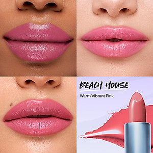 Kosas Weightless Lip Color Nourishing Satin Lipstick - High Impact Lip Color with Clean Formula - Comfy feel & Soft Finish - Rosewater