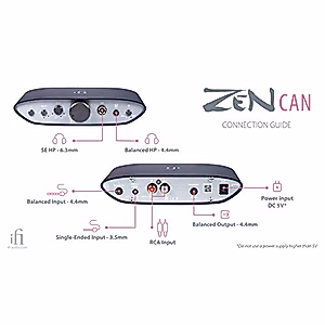 iFi ZEN CAN Balanced Desktop Headphone Amp and Preamp with 4.4mm Outputs [US Pin]