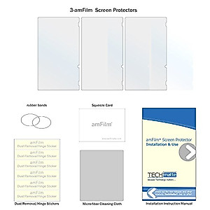 amFilm Anti-Glare Matte Screen Protector for Nintendo Switch, Nintendo Switch Matte Screen Protector for Nintendo Switch 2017 (3-Pack)