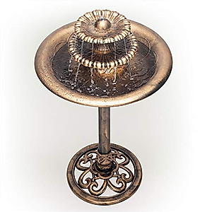 Alpine Corporation TEC106-BZ Alpine Floor Fountain, 35", Bronze