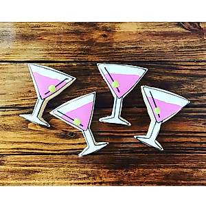 Martini Glass Cookie Cutter, 4.25" Made in USA by Ann Clark