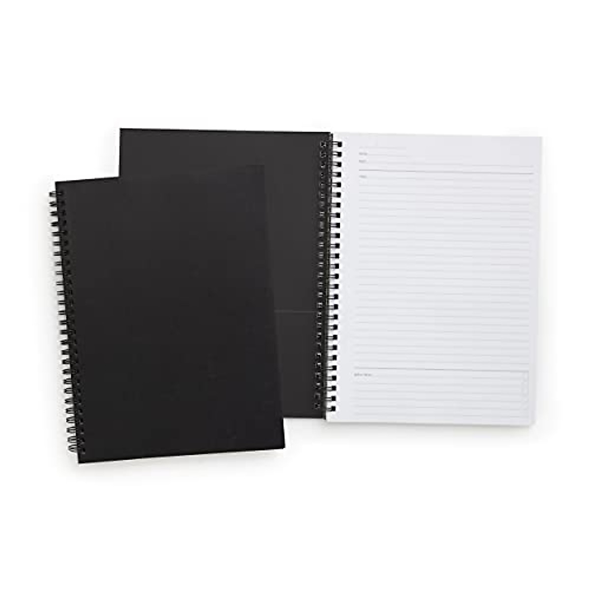 TRU RED Medium Soft Cover Meeting Notebook, Blk Tr54988